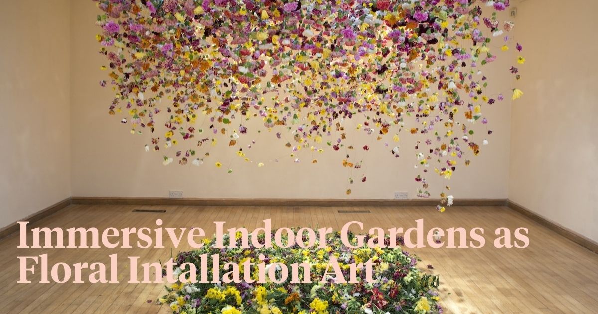 Floral Installations Transforms Gallery Spaces