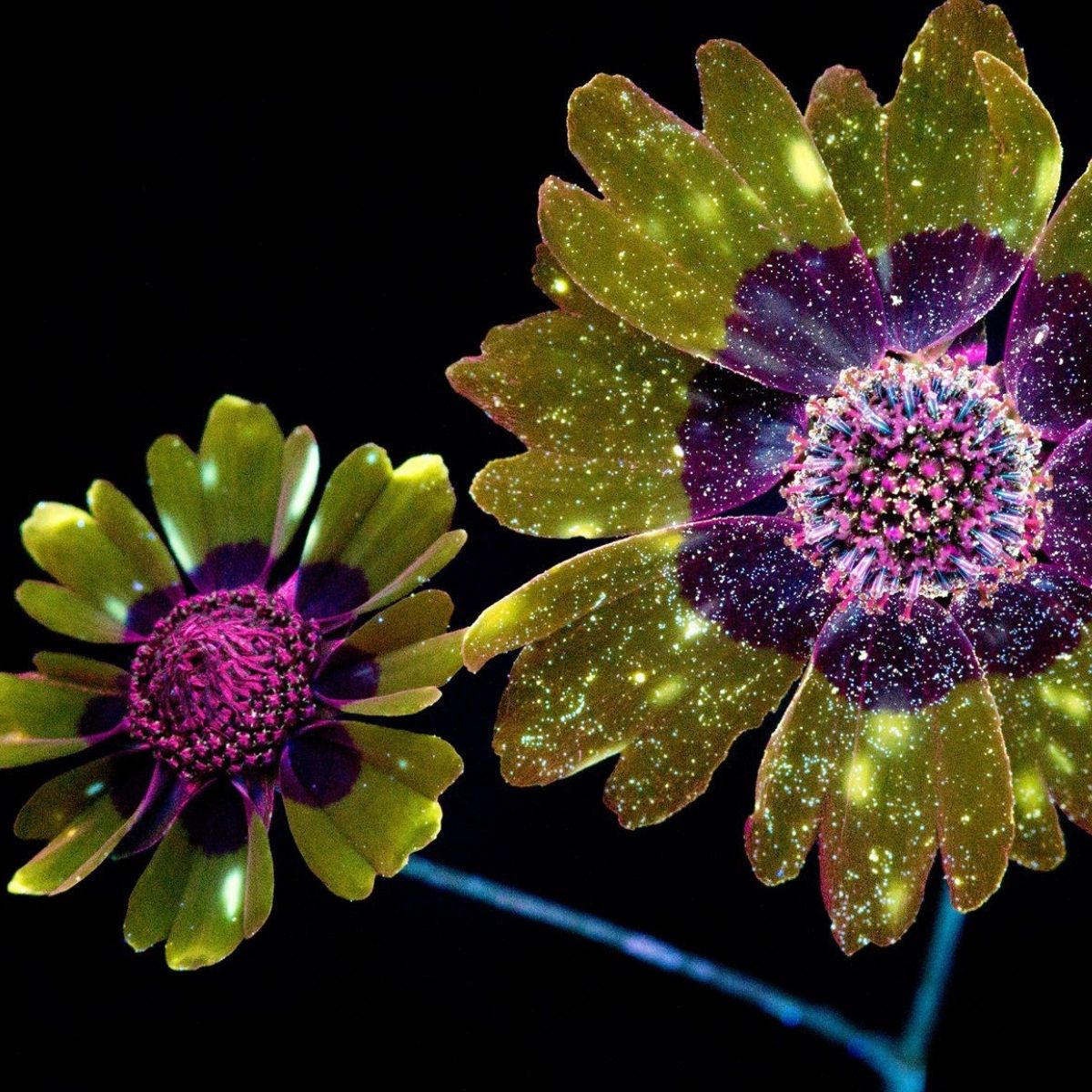 Photographs of Flowers Shot Under Ultraviolet and Infrared Lights - Thursd
