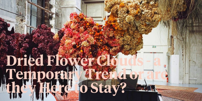Dried Flower Cloud Installations Five Designers to Know