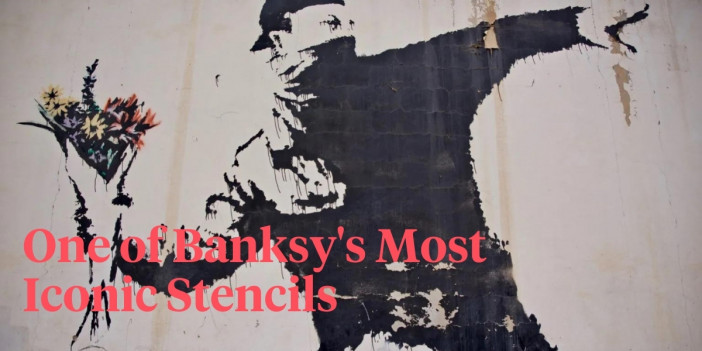 The Meaning Behind Banksy's 'Rage, the Flower Thrower'