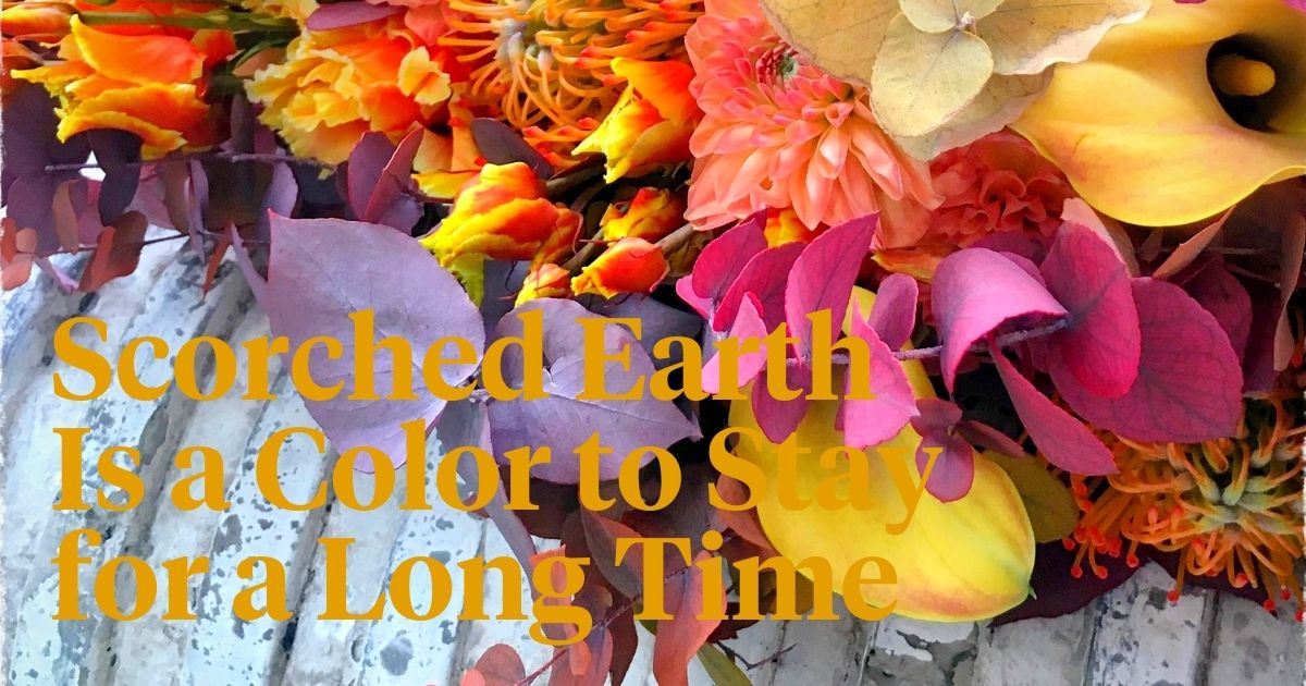 Cindy Gunther's Scorched Earth Fall Floral Color Palette