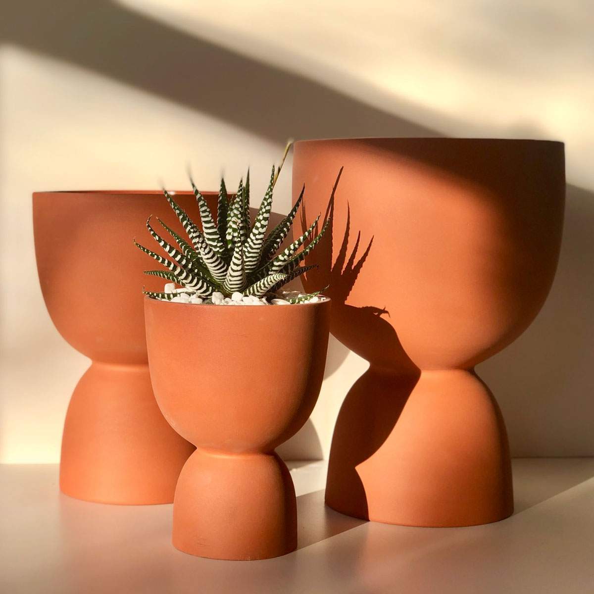 Terracotta Stacked Planters | Product Featured on Thursd