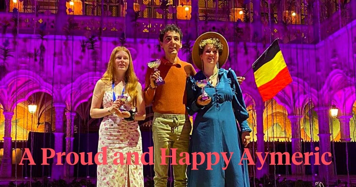 Aymeric Chaouche Wins Junior Championship Floral Design - Belgium