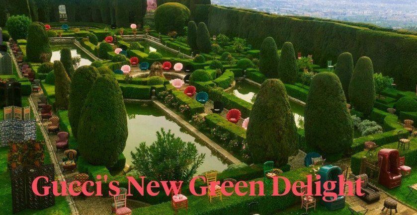 Gucci Décor Collection's Botanical Garden of Green Happiness