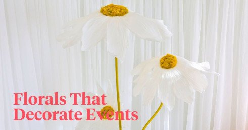 Mother-Daughter Business Creates Larger Than Life Floral Installations