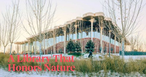Snøhetta’s Beijing City Library Evokes Trees and Hills