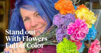 Dyeing Flowers for Much More Beautiful Results in Bouquets