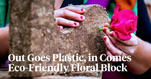 Plastic-Free Designs With Agra Wool’s Sideau® Floral Foam