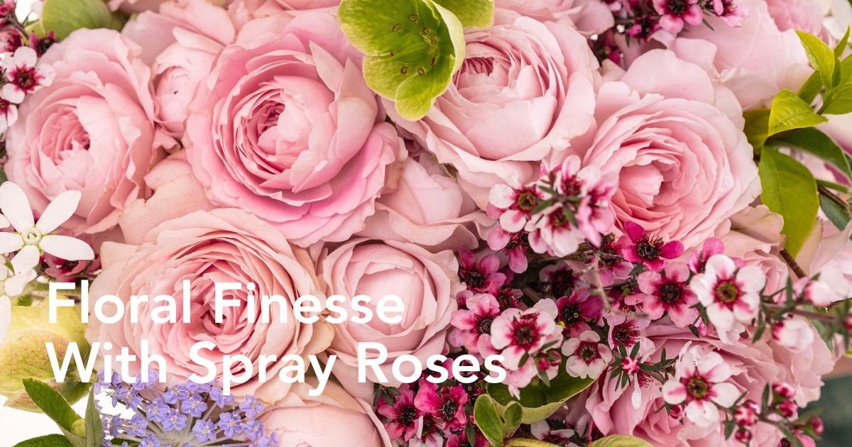 Spray Garden Roses Bring Volume and Texture to Designs