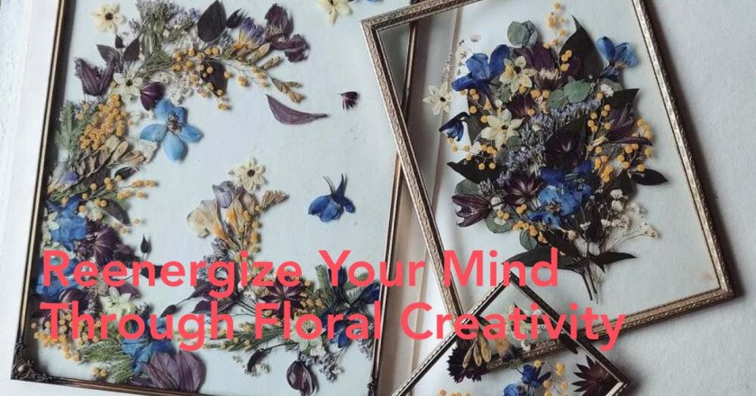 Flower Crafts for Students Pressed and Dried Ideas